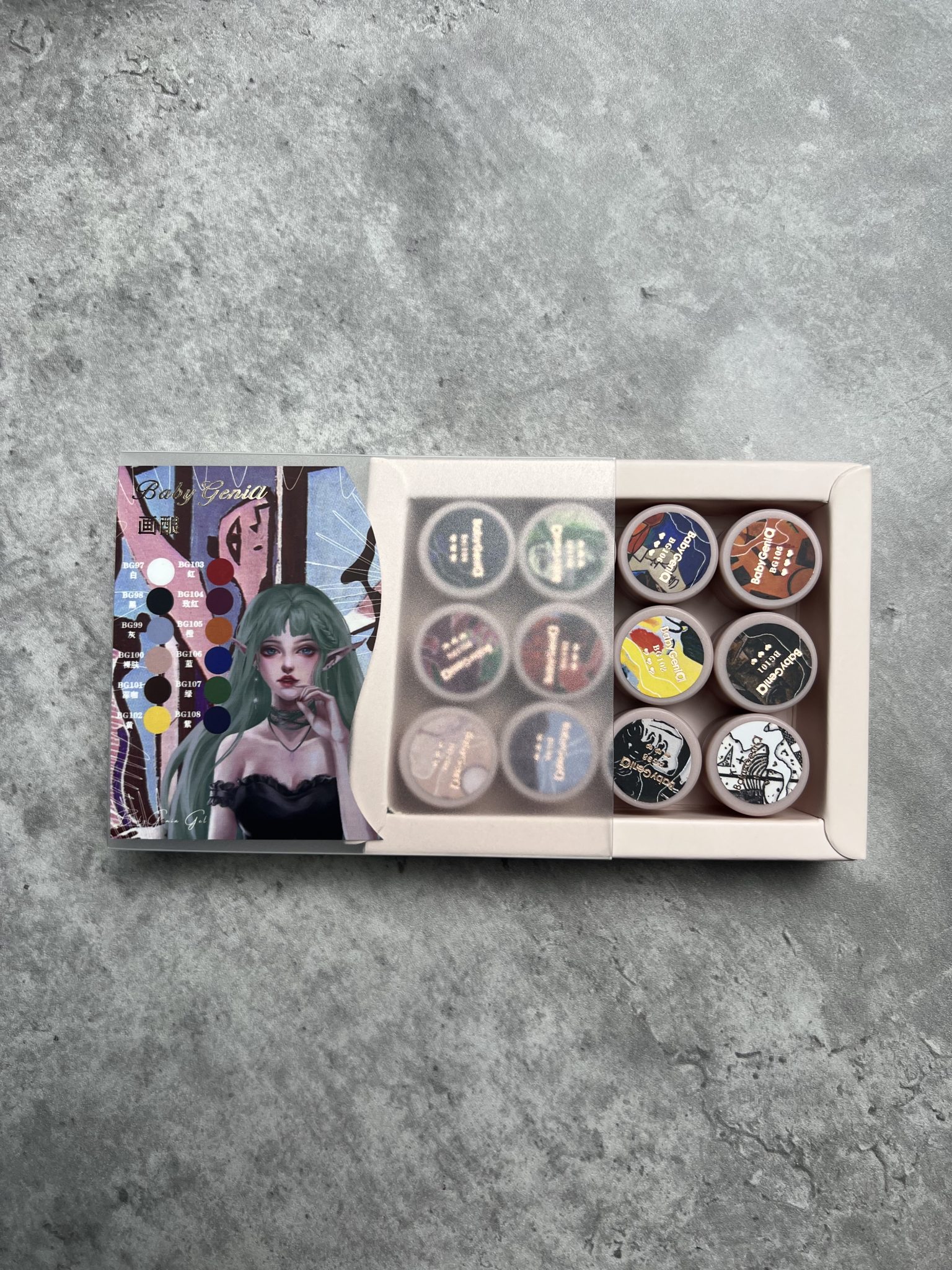 BabyGenia 6色/12色MINI套組 容量2g 共150色 - C&CHAT LED光固美睫